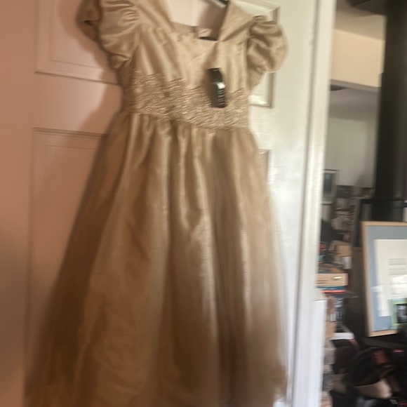 George | Dresses | George Size 8 Gold Formal Dress | Poshmark